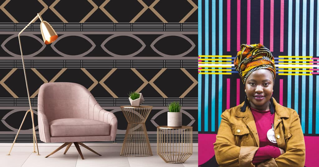 Bonolo, whose vibrant designs are inspired by her Pedi culture, began ...