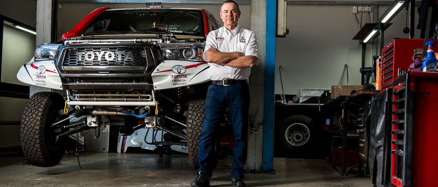 The Team Principal of Toyota Gazoo Racing South Africa, and the man ...