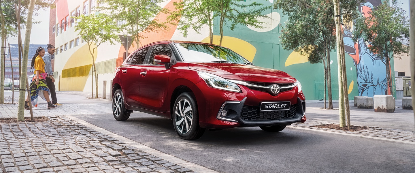 The all-new Toyota Starlet shines bright