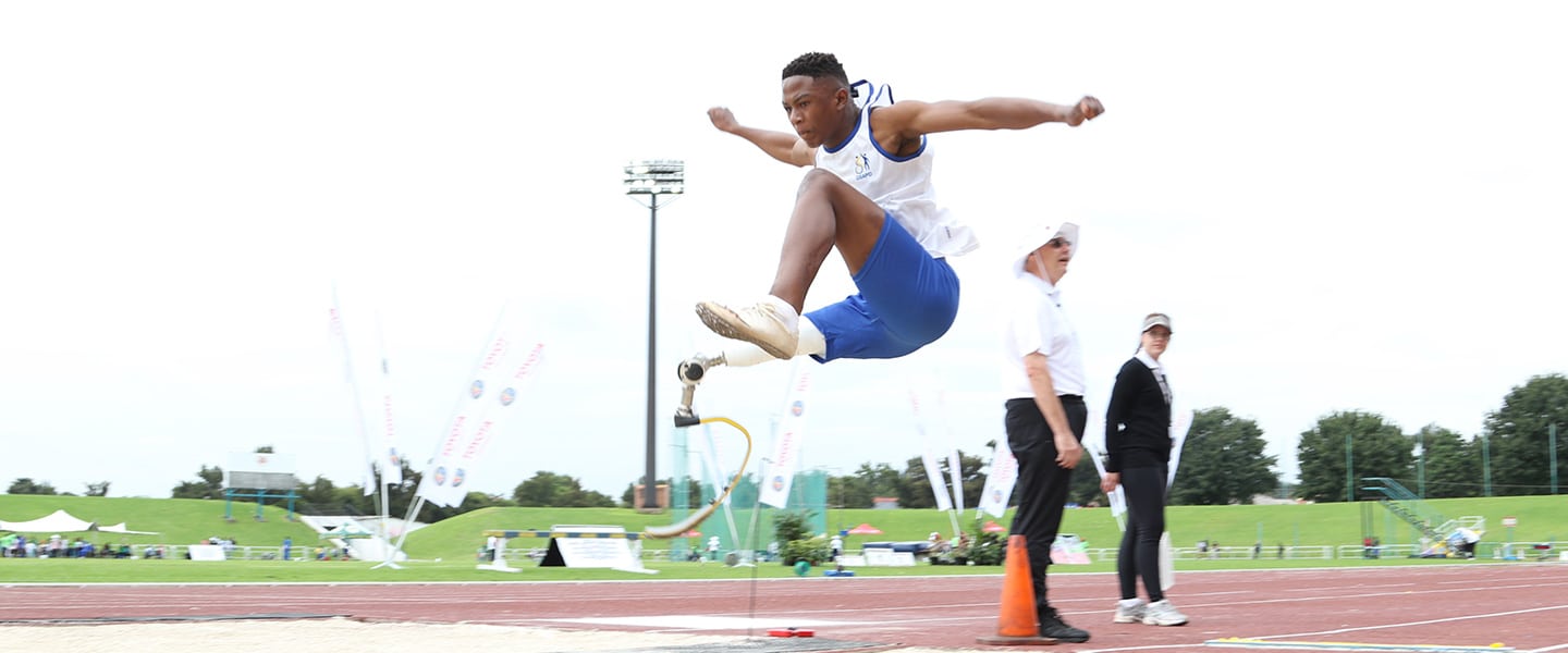 Puseletso Mabote at the recent Sports Association for the Physically ...