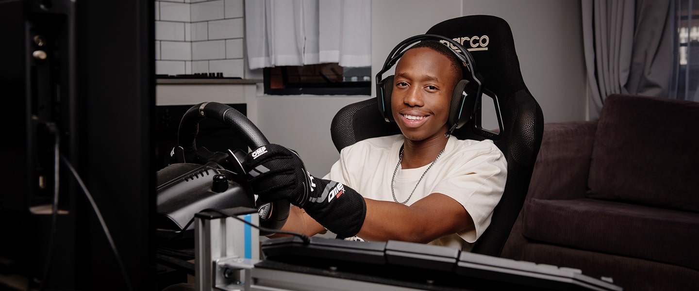 Nathi Msimanga training for the GTC championship.