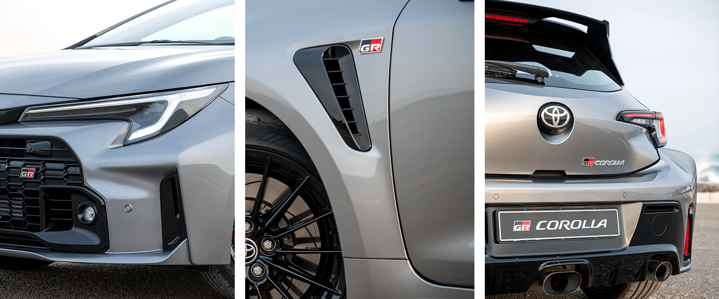 Close up details of the GR Corolla