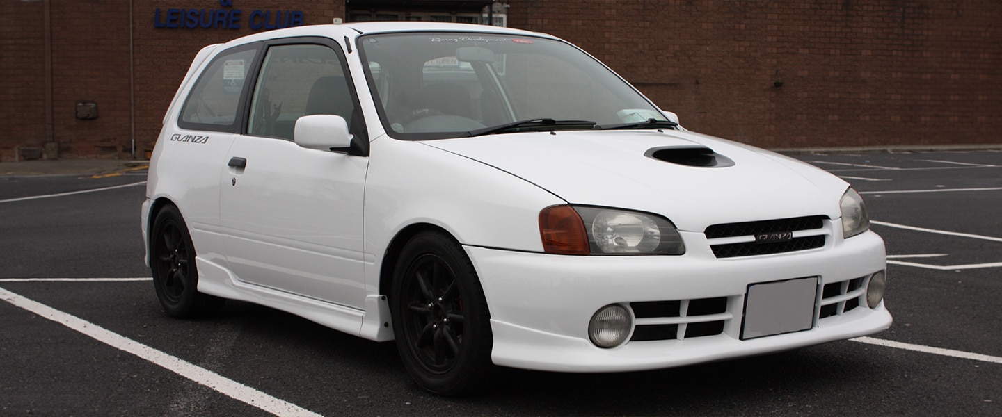 The fourth-generation 90 series Toyota Starlet was introduced in 1990
