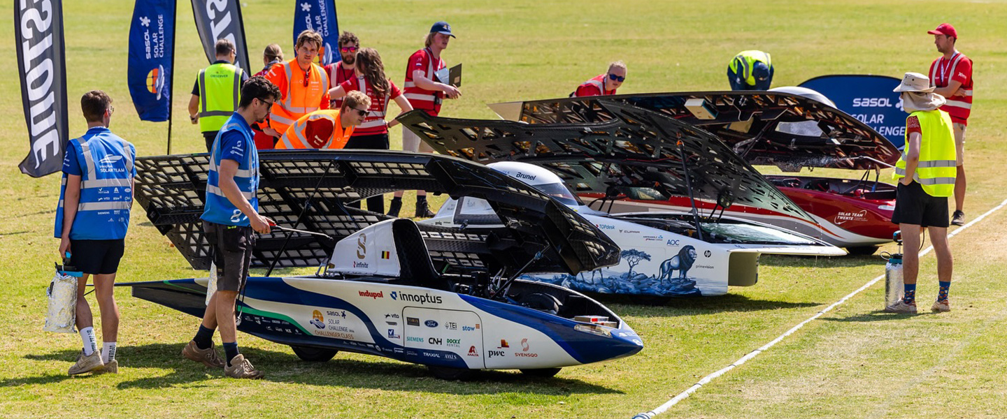 Innoptus, Brunel and other Solar Teams on the line at the 2024 Sasol ...